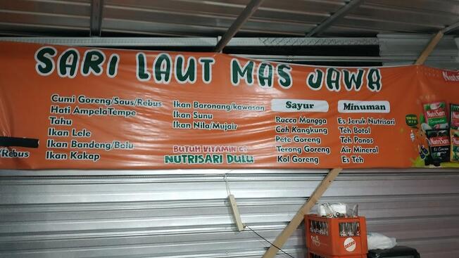 Menu at Sari laut mas Jawa 2 restaurant, Makassar
