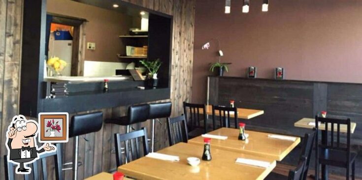 Menu at Kin Sushi restaurant, West Vancouver