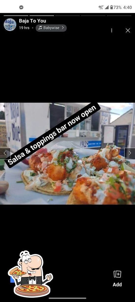 Menu at Baja Blue Taco's/ Baja to you restaurant, Yuma