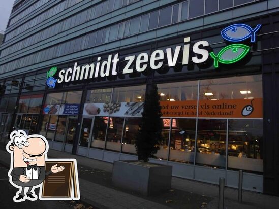 Menu at Schmidt Zeevis, Rotterdam, Vasteland 60