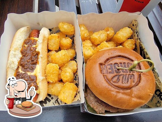 Menu at Wild Burger restaurant, Columbia