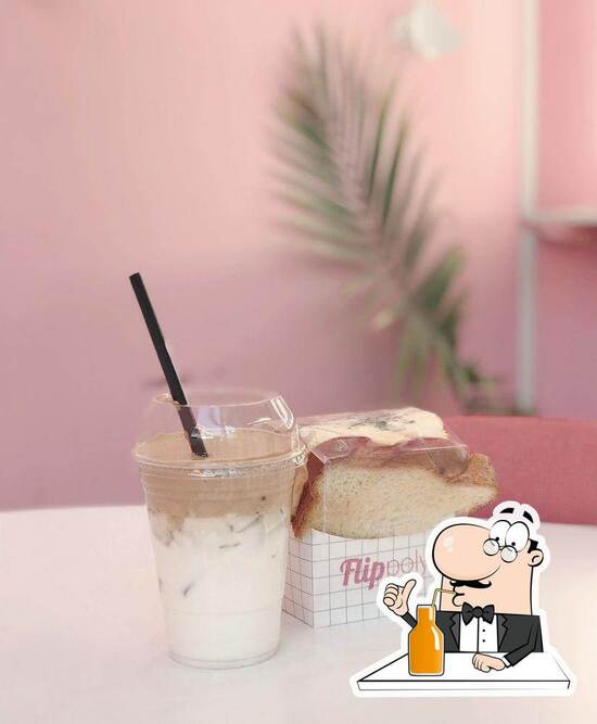 Menu at Flippoly cafe, Buena Park