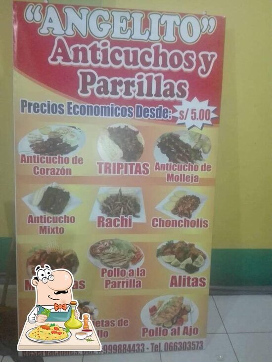 Menu at Anticuchos & Parrillas "angelito", Ayacucho
