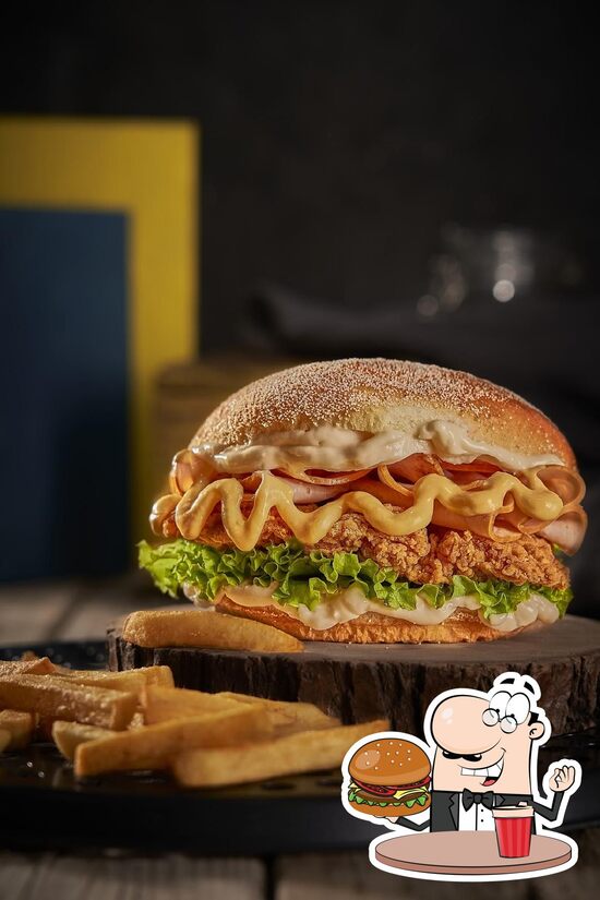 Menu at Cloud Burger restaurant, New Cairo City