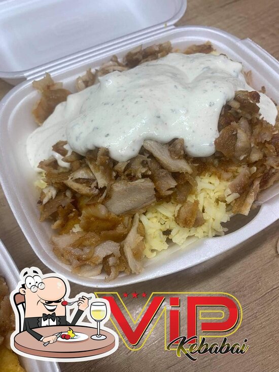 Menu at ViP Kebabai restaurant, Šilutė
