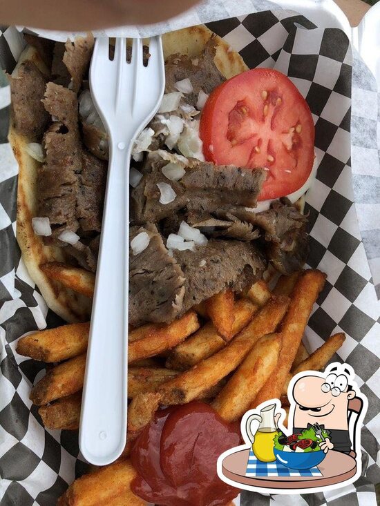 Menu at Greek On The Go, Indianapolis