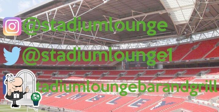 Menu at Stadium Lounge, Wembley