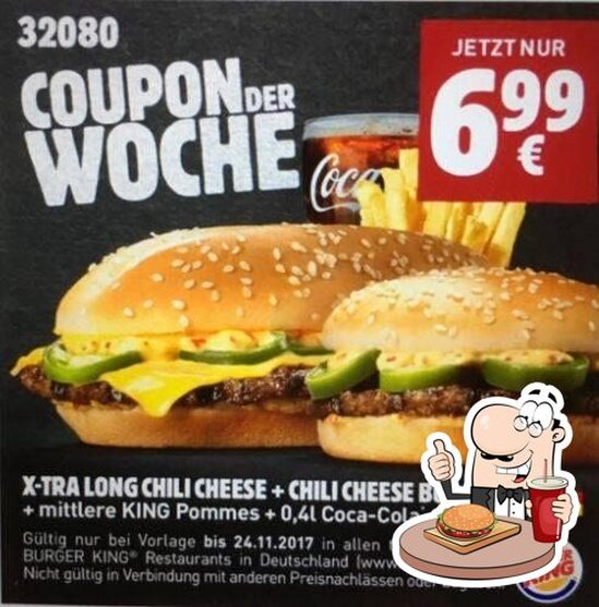 Menu at BURGER KING Deutschland GmbH restaurant, Hanover, Rendsburger ...