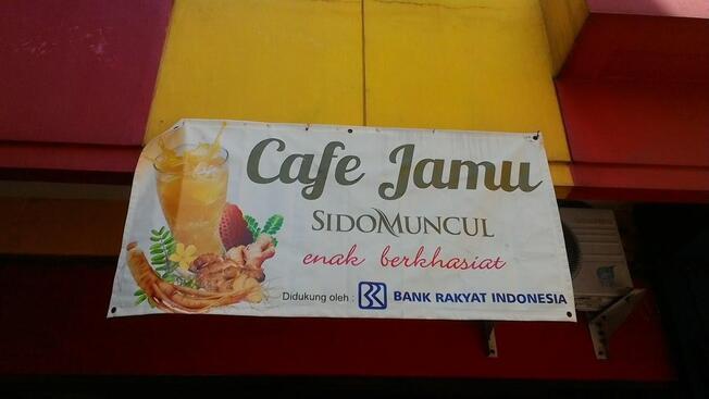 Menu at Cafe Jamu Sidomuncul, Semarang