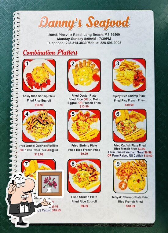 Danny's Seafood, Long Beach - Restaurant menu, prices and reviews