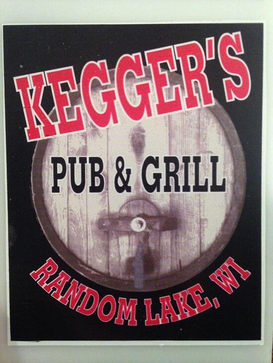 Menu at Kegger's Pub & Grill, Random Lake