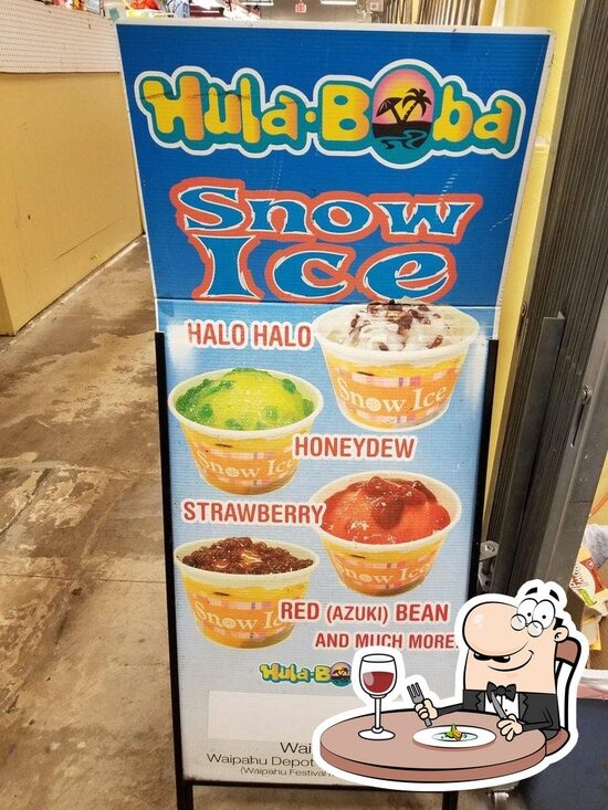 Menu at Hula Boba, Waipahu