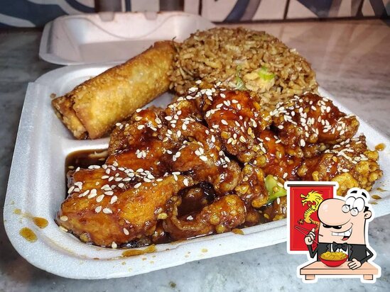 Menu at Wing Hing restaurant, Pontiac