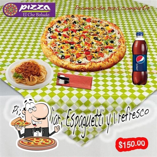 Menu at Pizza El Che Boludo pizzeria, Campeche