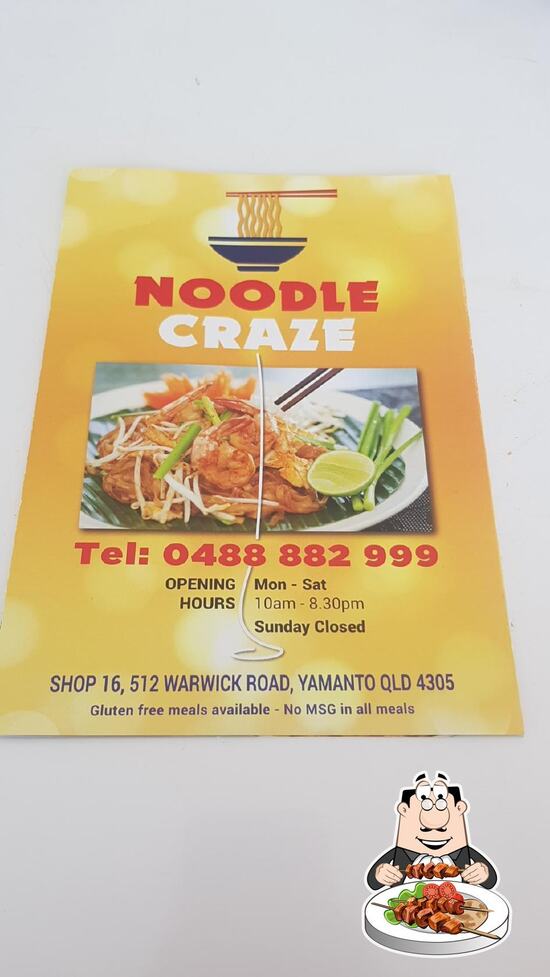Noodle Craze, Yamanto - Restaurant menu, prices and reviews