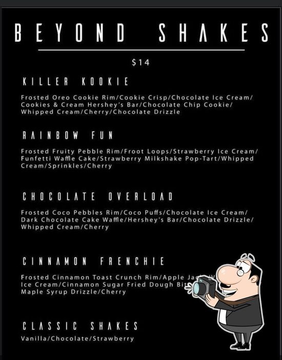 Menu at Beyond Full restaurant, Hopedale