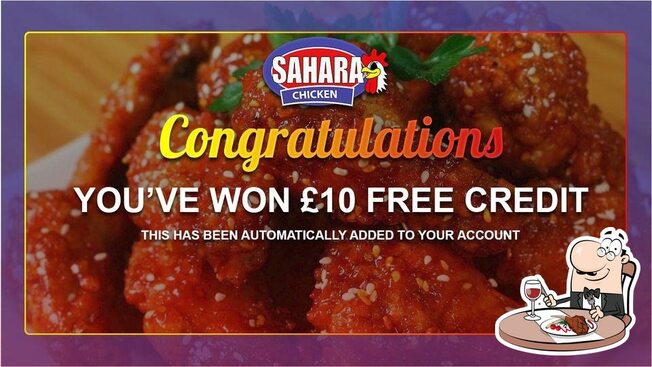 Sahara chicken fried and grilled in Ashton-under-Lyne - Restaurant menu ...