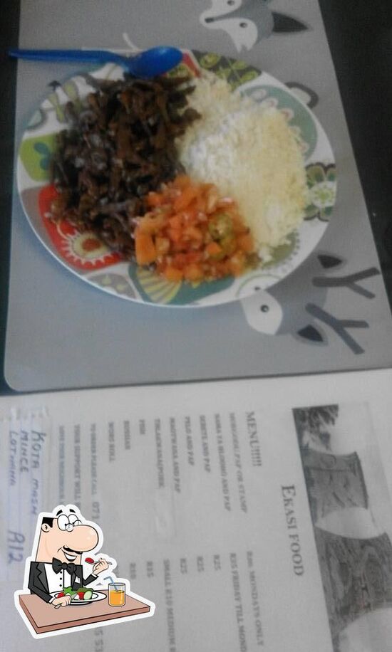 Menu at EKASI FOOD restaurant, Soweto