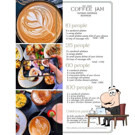 Coffee Jam, Renfrew - Restaurant menu, prices and reviews