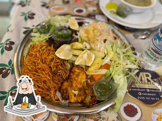 Menu at Maandeeq Restaurant-Istanbul, Turkey