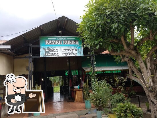 Menu at Depot Bambu Kuning restaurant, Kupang, RJG9+FPV