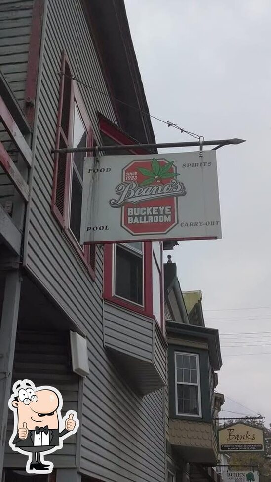 Menu at Beanos Buckeye Ballroom pub & bar, Loudonville