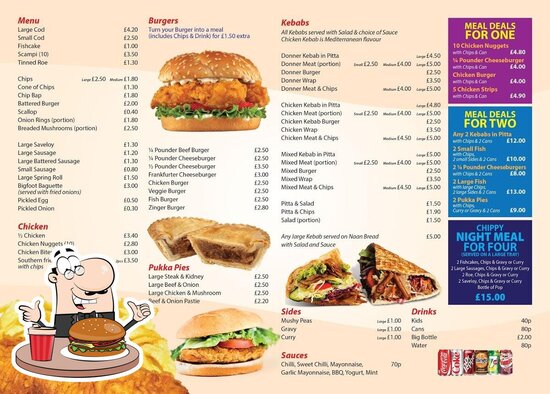 Pinfold Chippy in Walsall - Restaurant menu and reviews