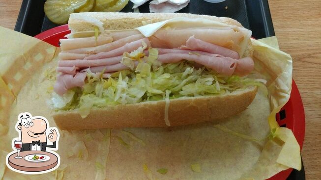 Menu at Mega Subs, Santa Ana