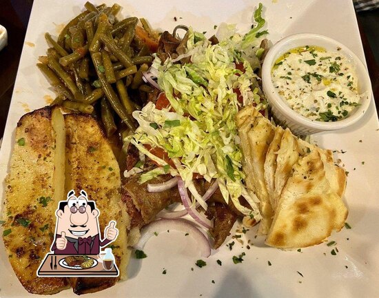 Menu at Taste of Greece restaurant, Atlanta