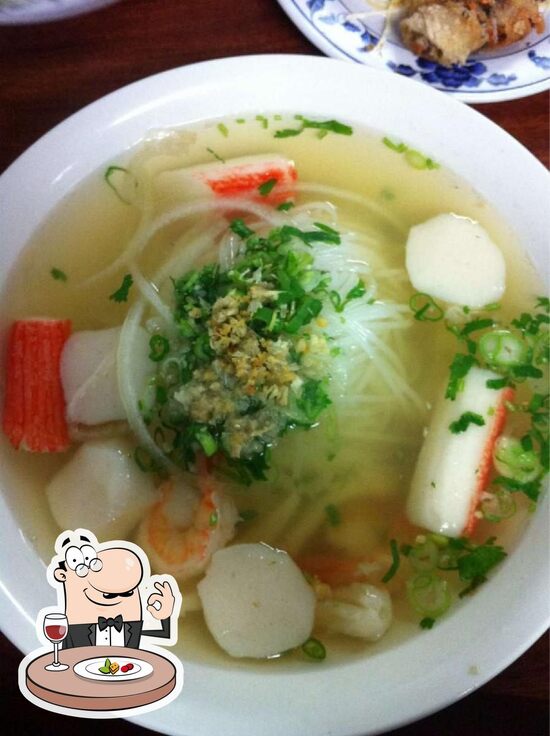 Menu at Vientiane Cuisine restaurant, Porterville
