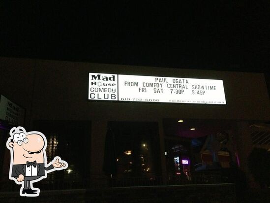 Mad House Comedy Club, San Diego - Restaurant menu, prices and reviews