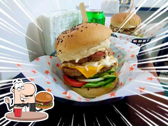 Menu at Pit Burgers restaurant, Santiago de Querétaro