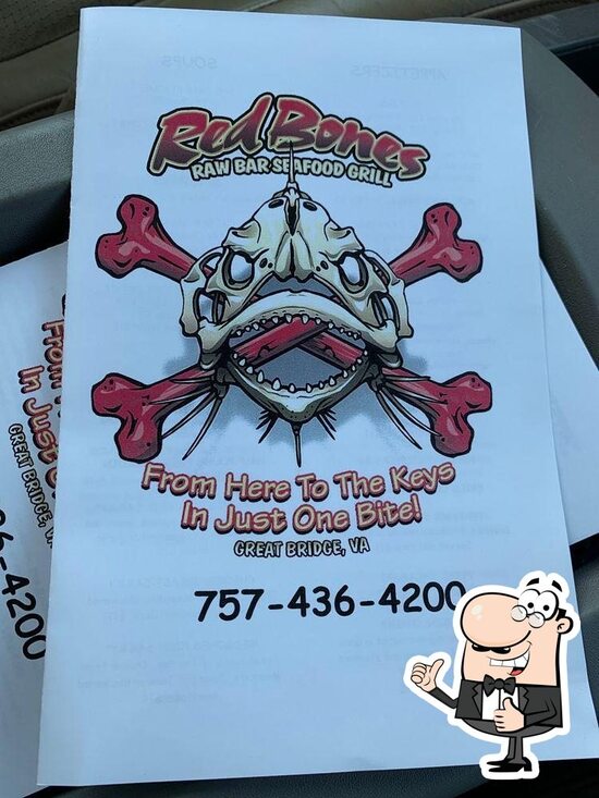 Menu at Red Bones Raw Bar Seafood Grille, Chesapeake
