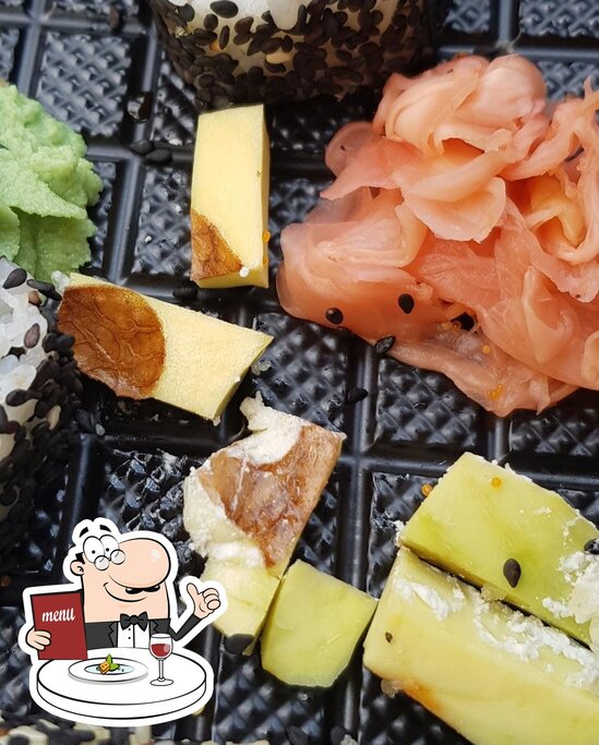 Menu at Sushiway restaurant, Jonava