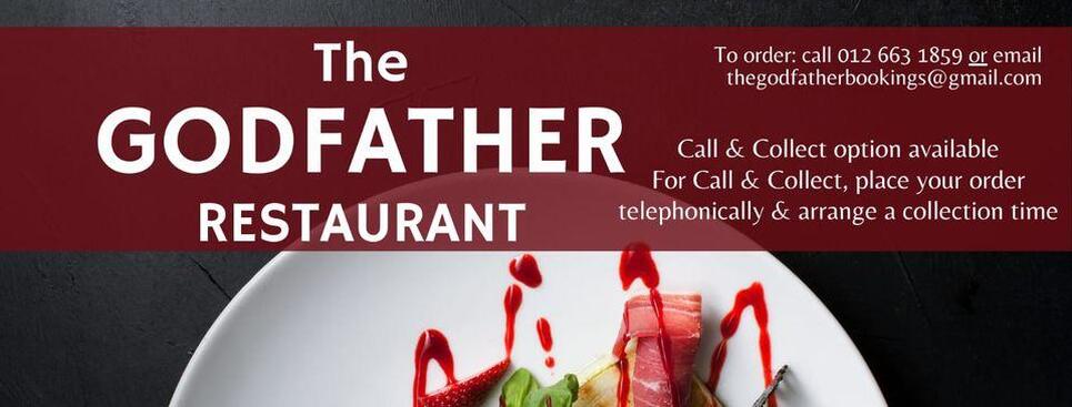Menu at The Godfather Restaurant, Midrand, Shopping on Ridgeway