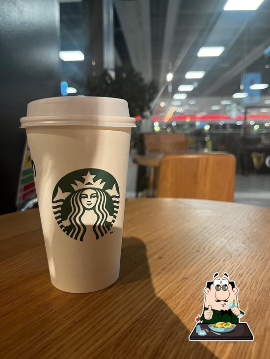 Menu at Starbucks Coffee, Terminal 1, Dublin, Terminal 1