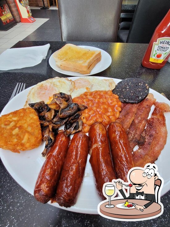 Menu at Greedy Pig Cafe, Willenhall, 1 Gipsy Ln