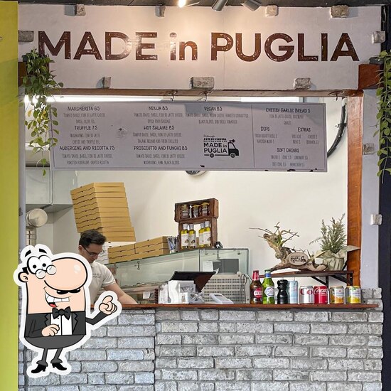 Menu at Made in Puglia Hackney wick pizzeria, London