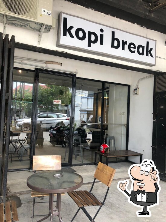 Menu at Kopi Break cafe, Makassar