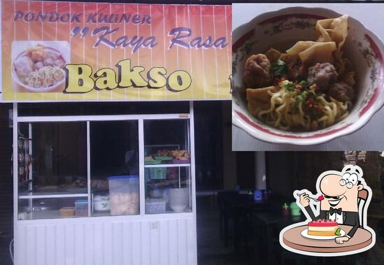Menu at Pondok Kuliner "Kaya Rasa" restaurant, Kediri