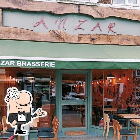 Menu at Anzar Brasserie restaurant, Bexleyheath