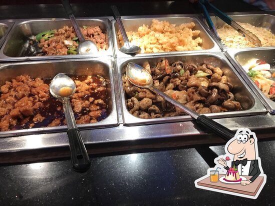 Menu at City Buffet restaurant, Breaux Bridge