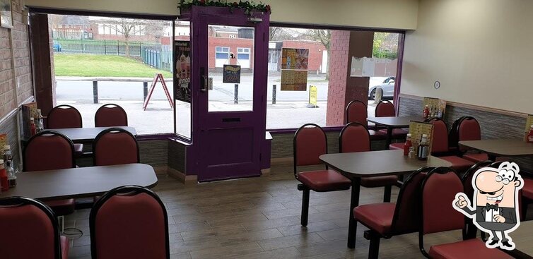 Menu at The Britannia cafe, Walsall