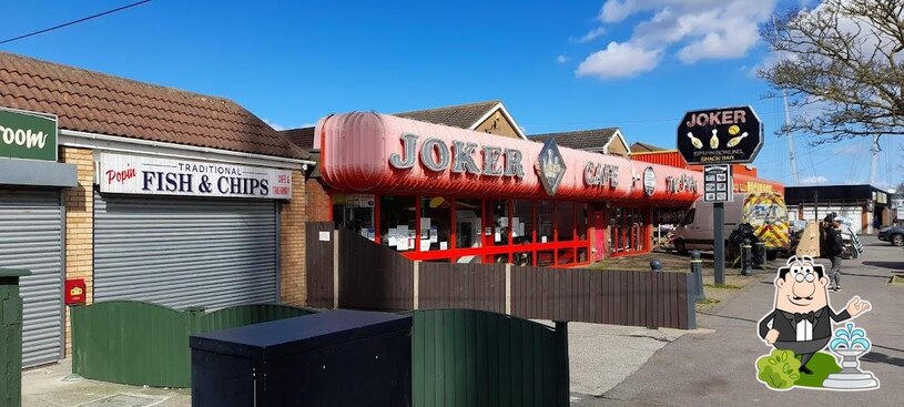 Menu at The Joker Licensed Café cafe, Skegness, Sea Ln