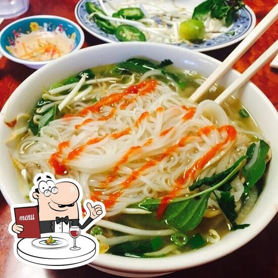 Menu at Mr Pho restaurant, Oceanside