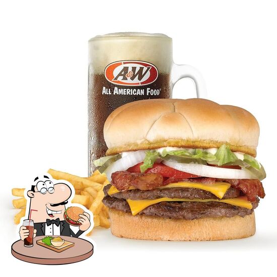 Menu at A&W Restaurant, Ogallala