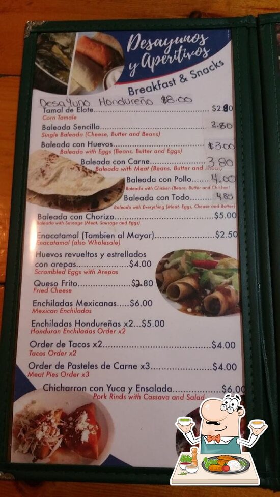 Menu at La CRIOLLA restaurant, West Palm Beach