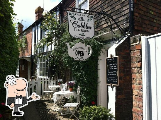 Menu at The Cobbles Tea Room cafe, Rye