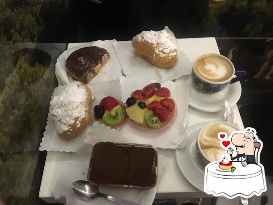 Menu au 레골리 café, Rome