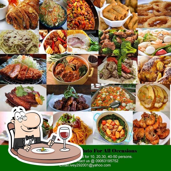 Menu at IVY's Paluto, Dasmariñas